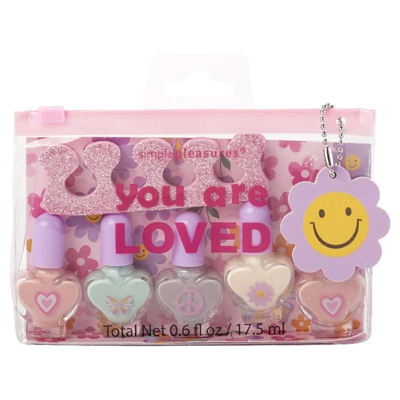 New Girls Simple Pleasures 8pc. Daisy Smiles Mini Nail Kit – Kidsy