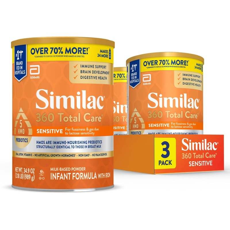 New Similac 360 Total Care Sensitive Infant Formula Powder - 34.9 Oz C ...
